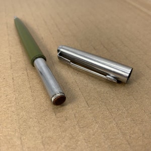 Moss Olive Green Stainless Steel Cap Parker Jotter Arrow Mechanical ...
