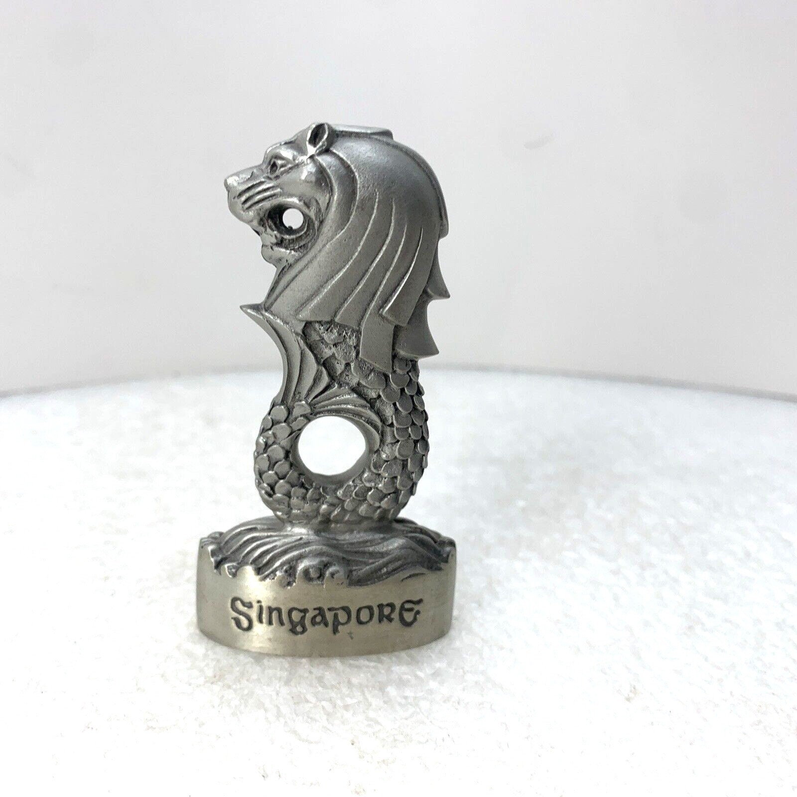 Royal Selangor Pewter Figural Lion Mermaid Fish Singapore Mythical ...