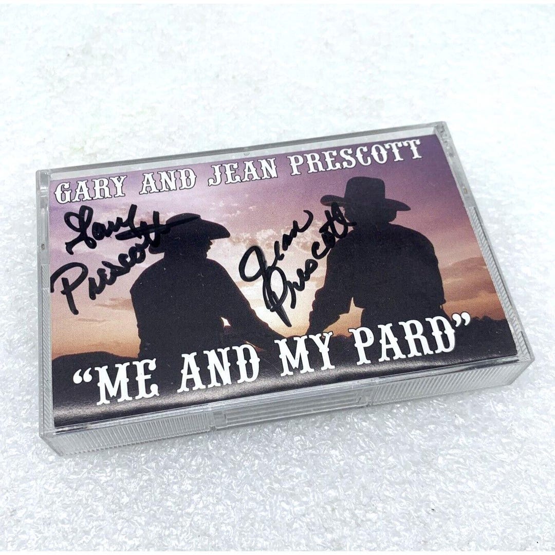 Gary and Jean Prescott Me and My Pard Cassette Tape 1995 Signed ...