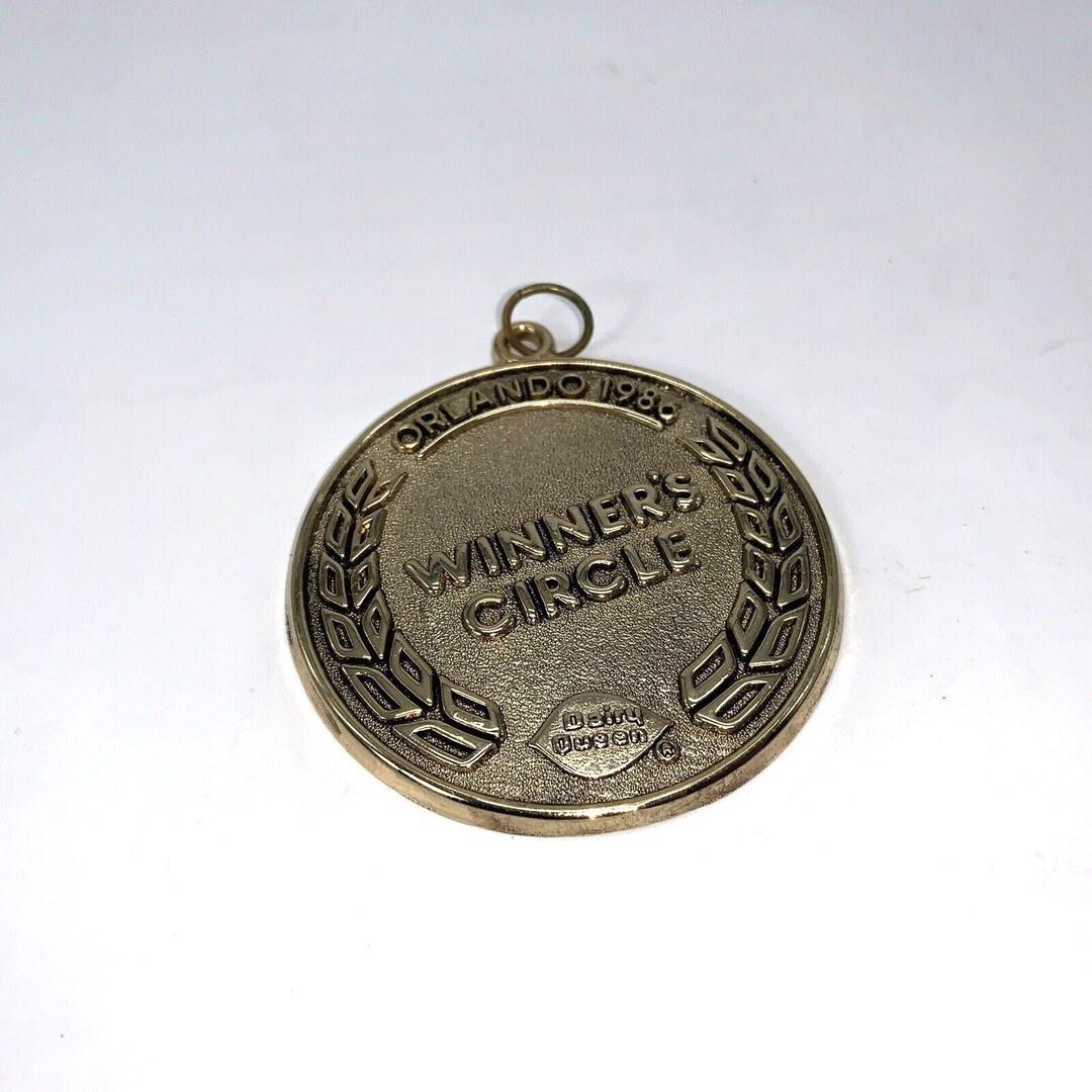 Dairy Queen Orlando 1986 Winner's Circle Gold Medal Award, Vintage - Etsy