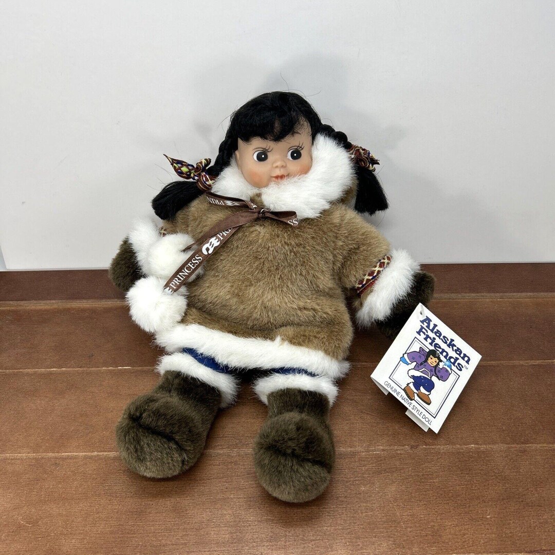 Princess Cruises Alaskan Friends Genuine Native Style Doll Plush Eskimo ...