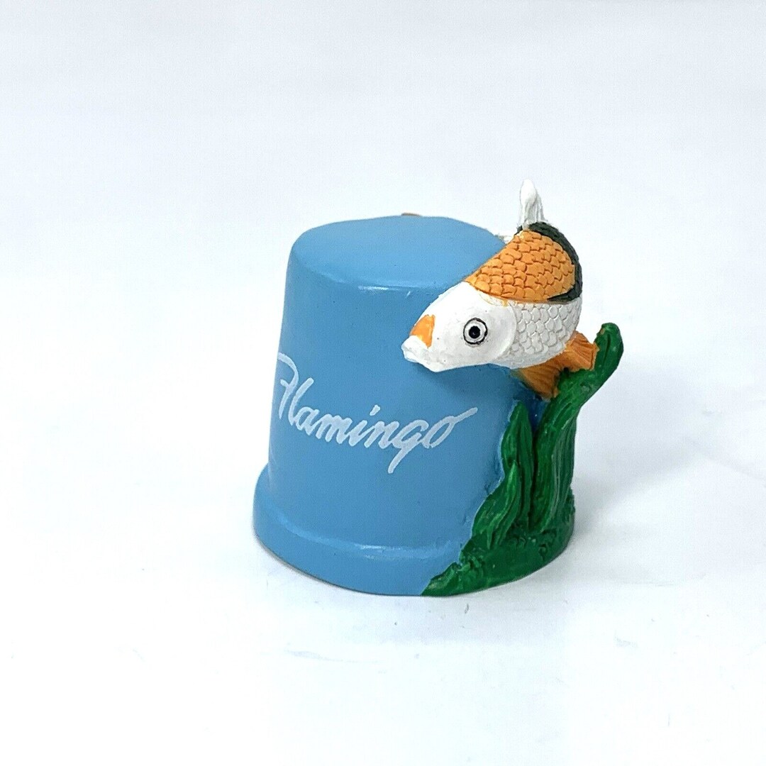 Flamingo Hotel Las Vegas Fish Ceramic Thimble - Etsy
