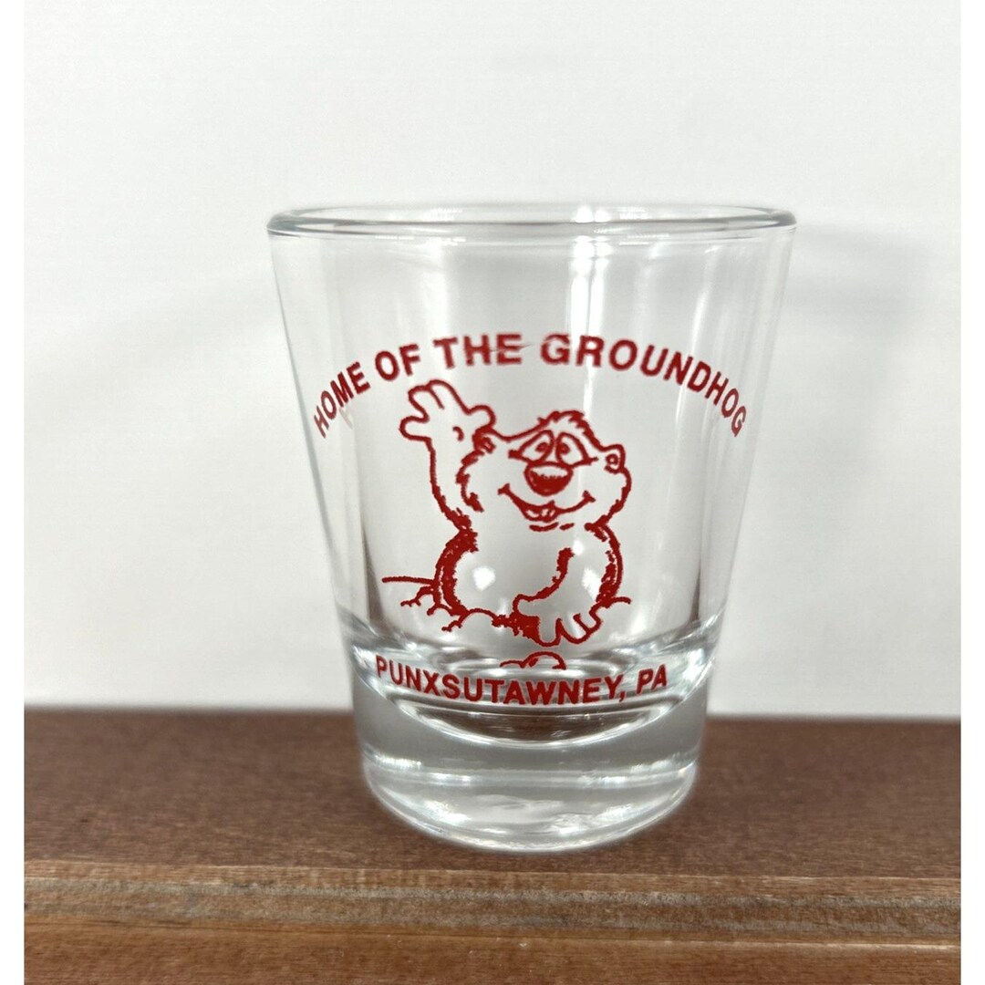 Vintage Punxsutawney PA, Home of the Groundhog Shot Glass - Etsy