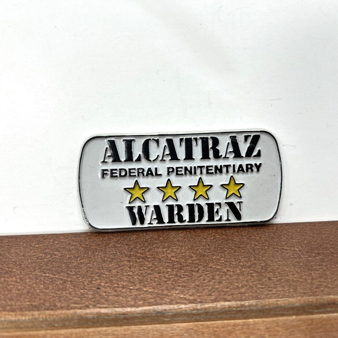Alcatraz Federal Penitentiary California Warden Prison Rubber Fridge ...