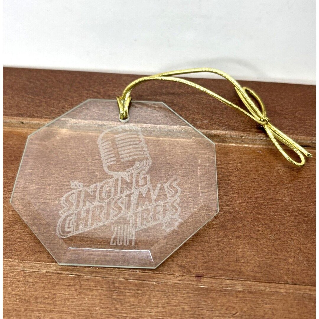 The Singing Christmas Trees 2004 Glass Hanging Ornament - Etsy