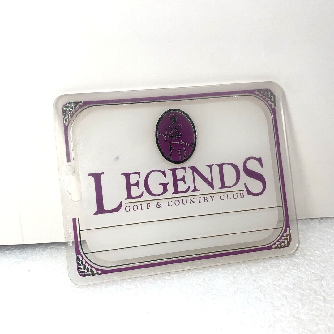 Legends Golf & Country Club Golf Bag Luggage Tag - Etsy