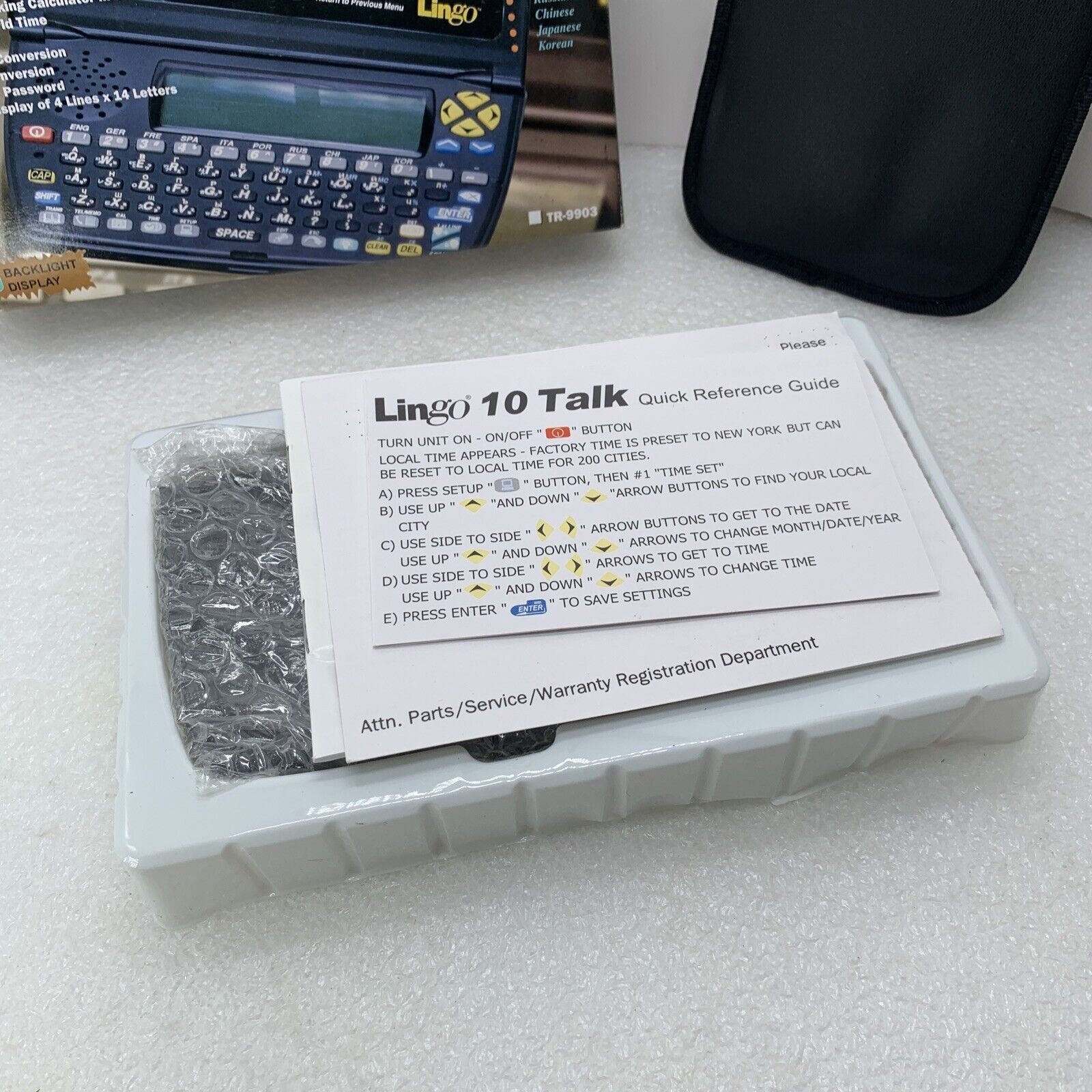 Lingo 10 Talk Languages Talking Translator Model TR-9903 New - Etsy