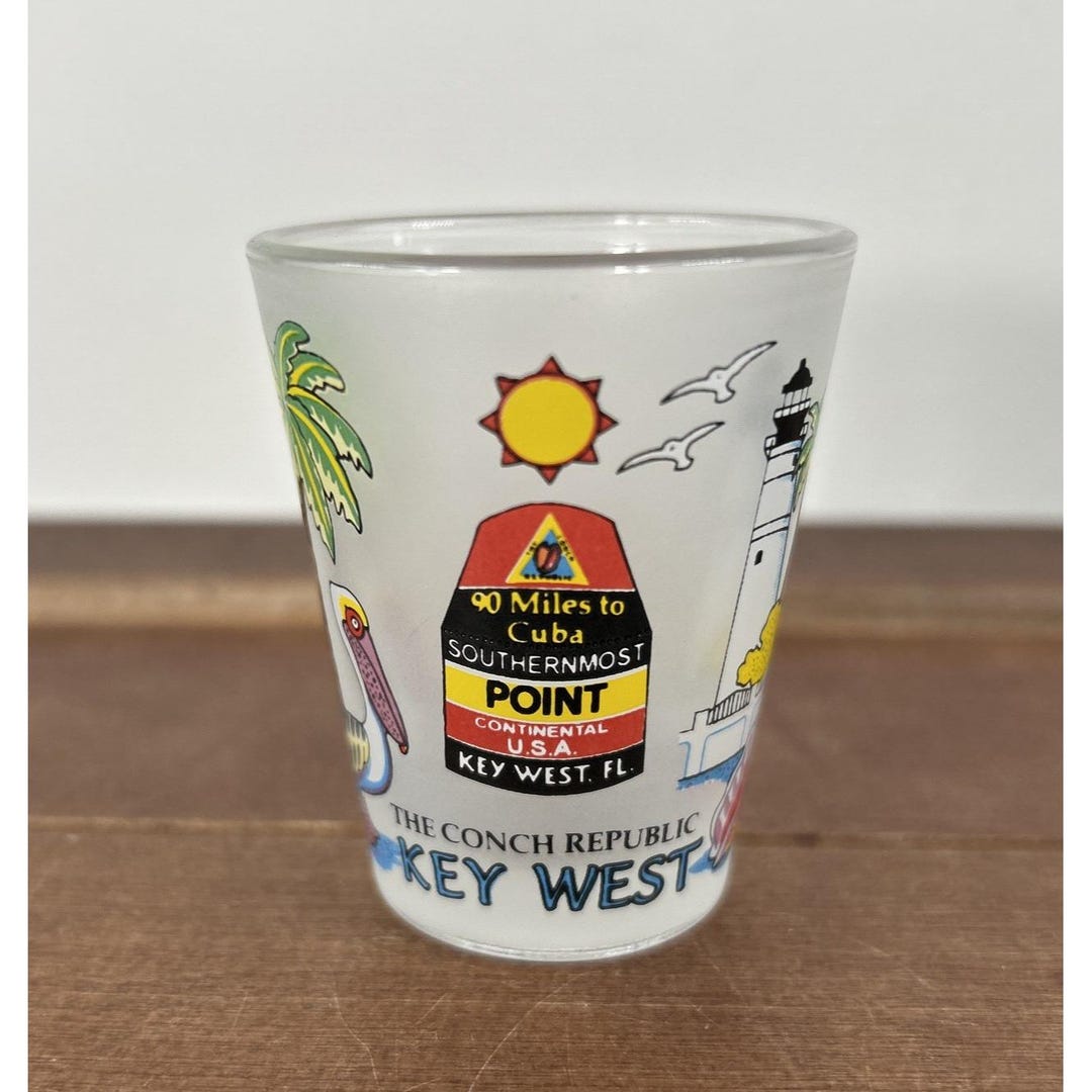 Vintage the Conch Republic Key West Florida Southernmost Point Shot ...