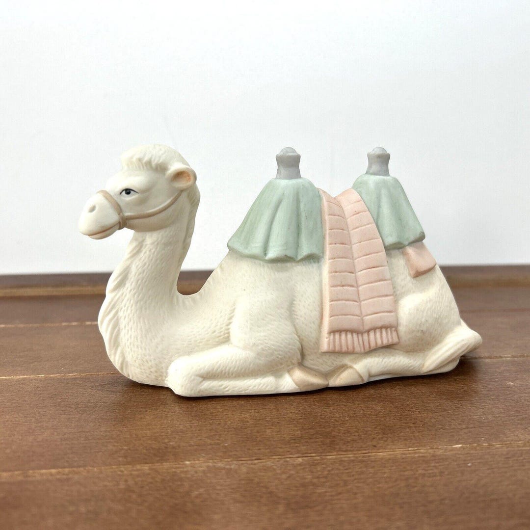 1984 Lefton the Christopher Collection 04503 Camel Porcelain Christmas ...