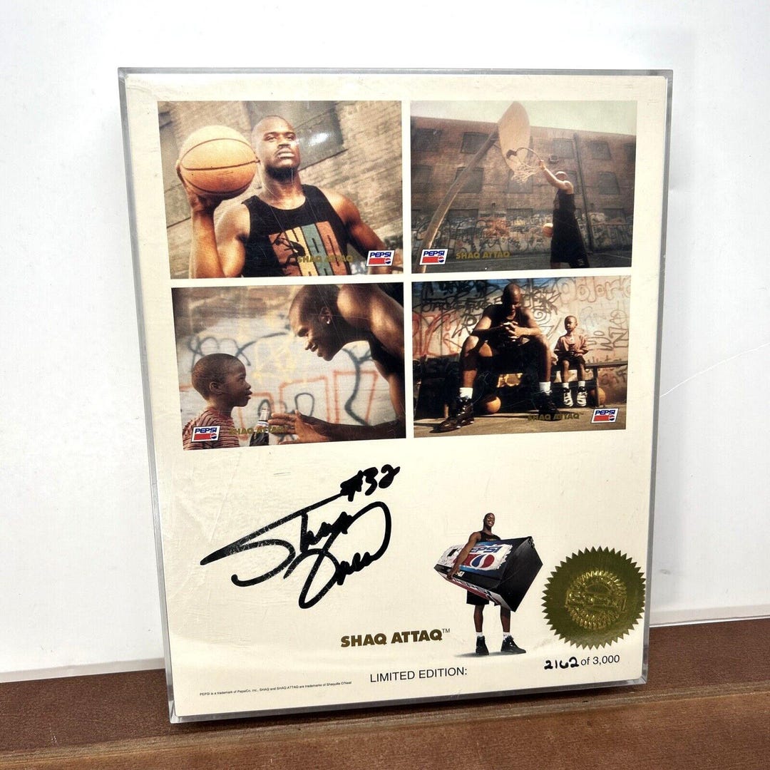 Skybox, Pepsi Shaq Attaq Limited Edition 10"x8" Collectible Print - Etsy