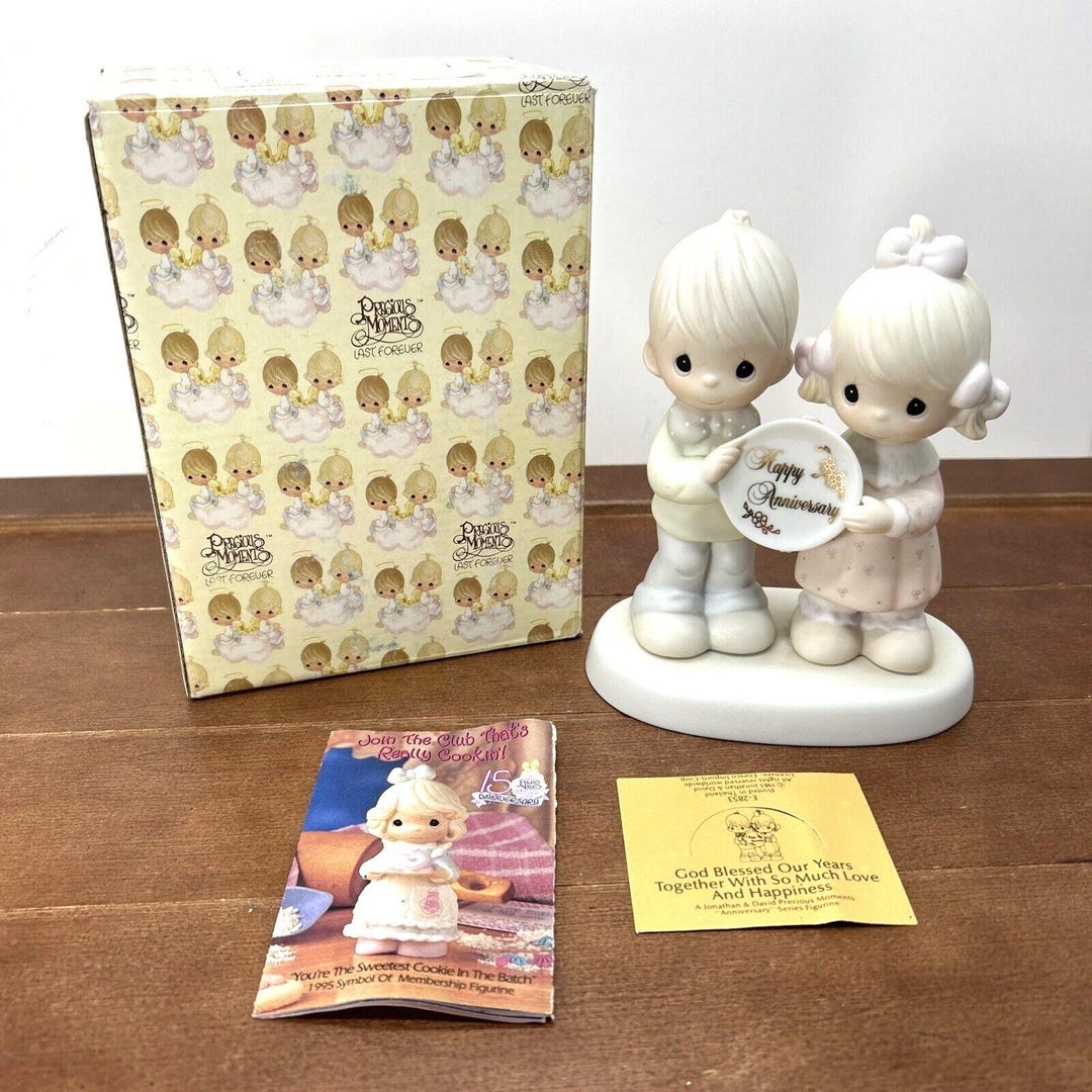 1983 Precious Moments E-2853 God Blessed Our Years Together With so ...