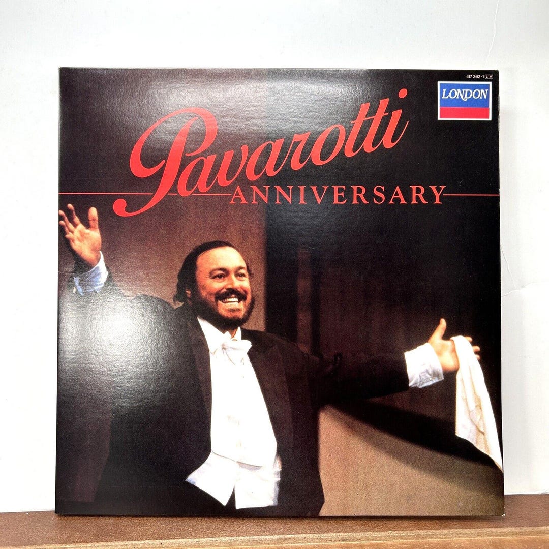 Pavarotti Anniversary 12 LP Vinyl Record 1986 London Records - Etsy