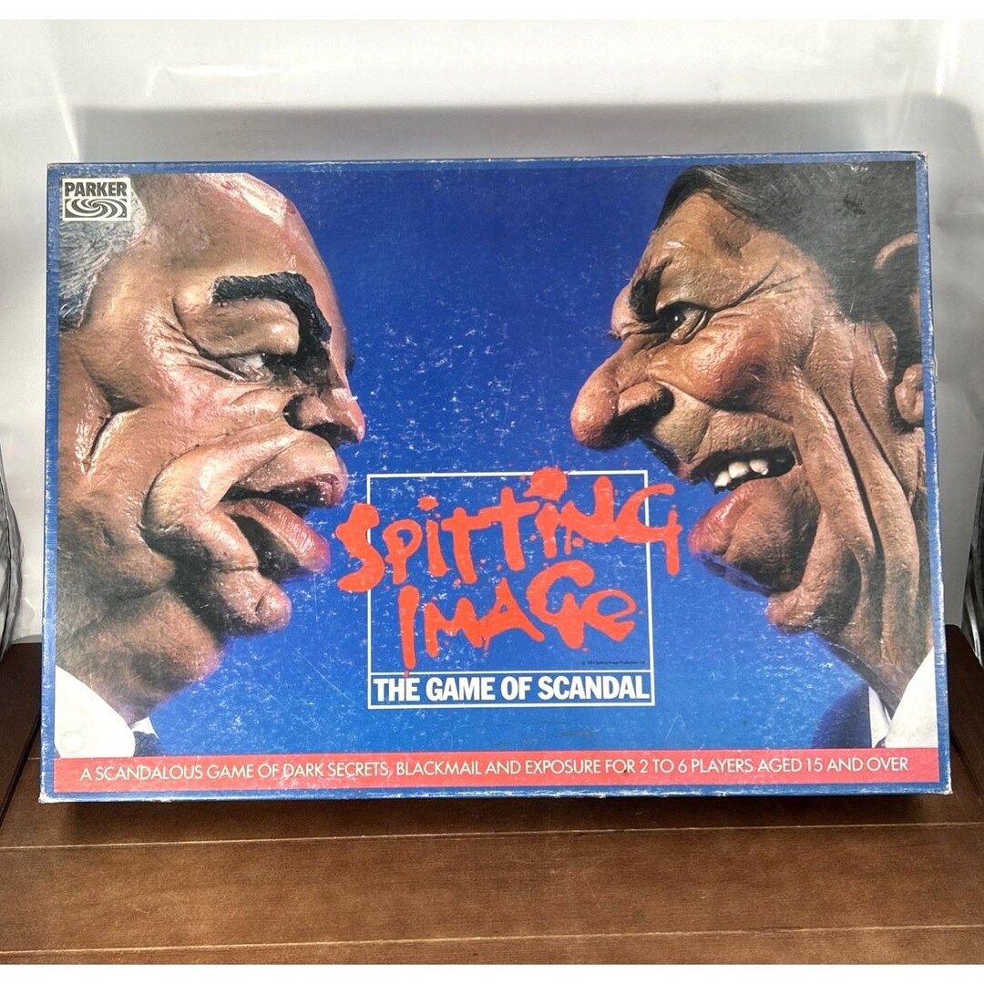 Spitting Image, the Game of Scandal, Parker, 1984, 100% Complete - Etsy
