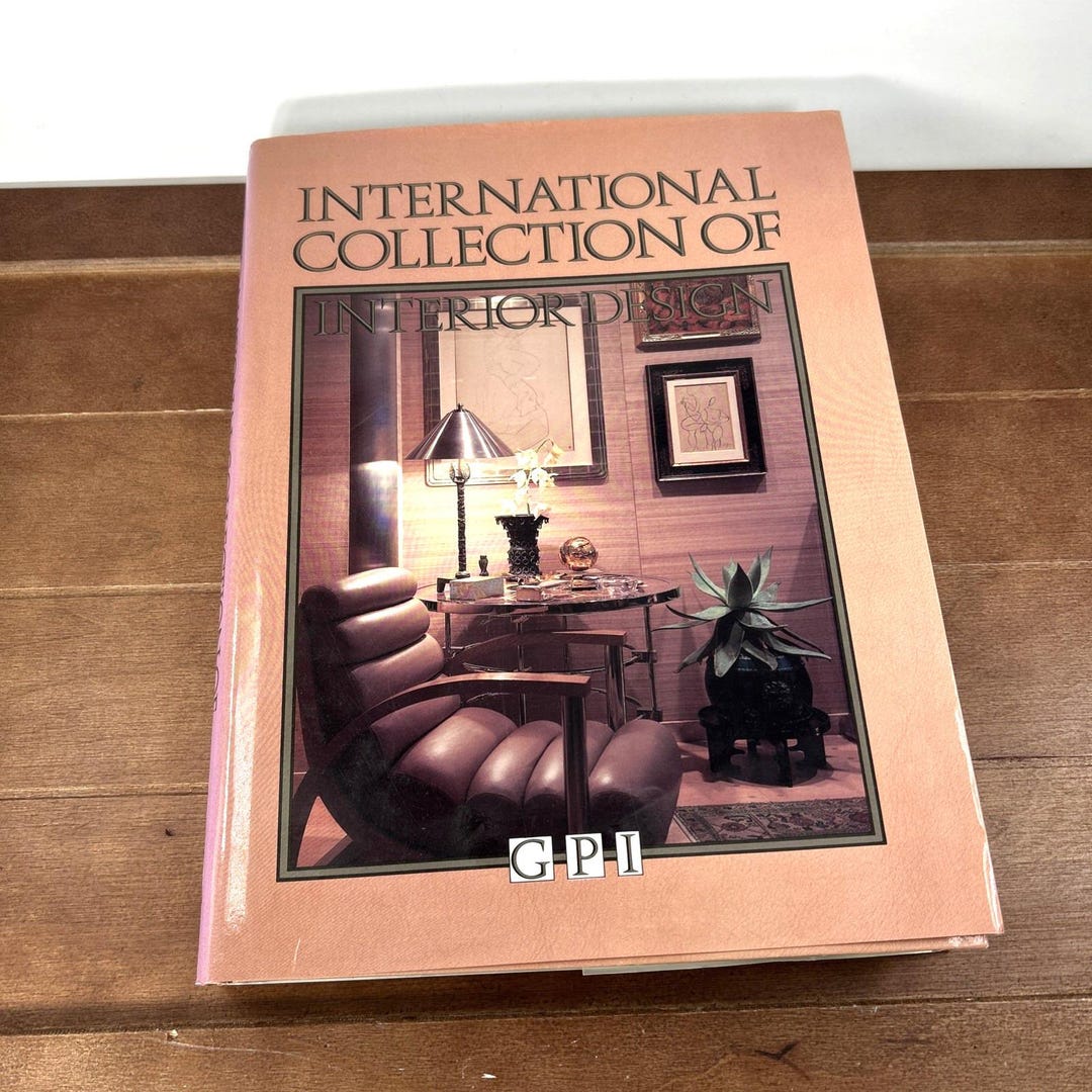 International Collection of Interior Design, Grosvenor Press 1986 HC ...
