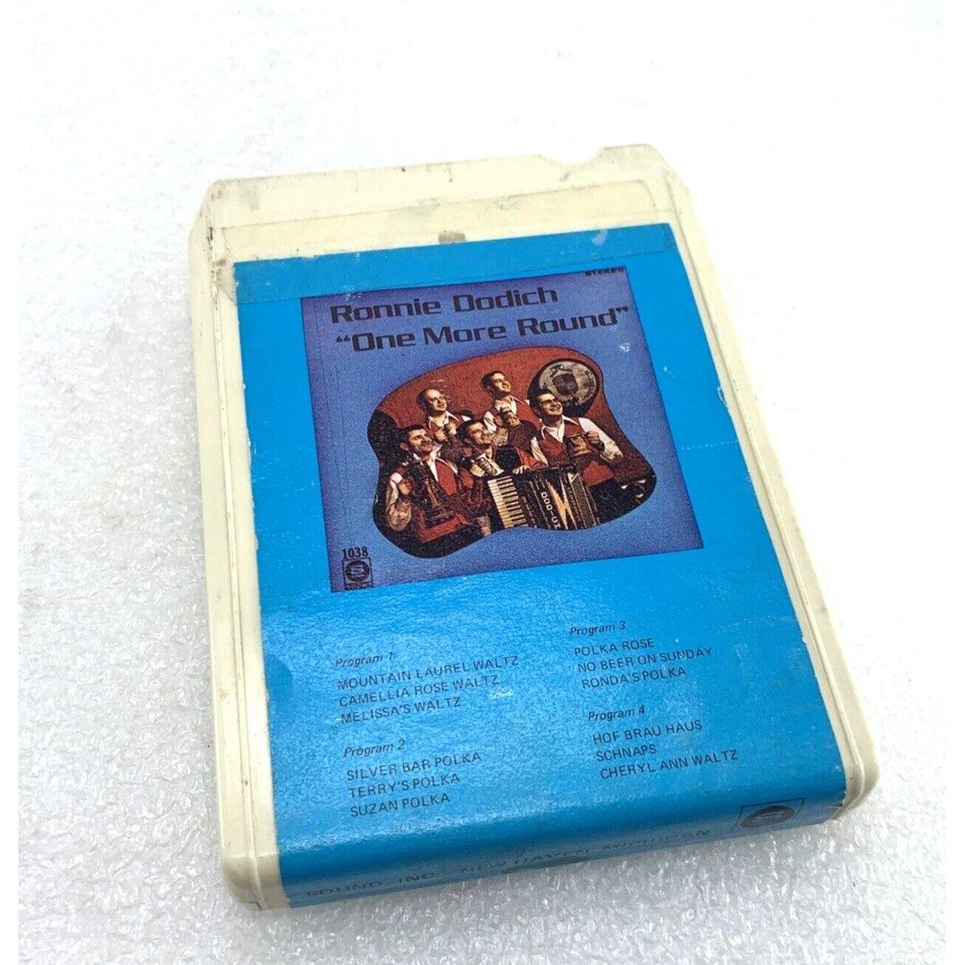 Ronnie Dodich, One More Round (8-track Tape) Sound 1038-8 - Etsy