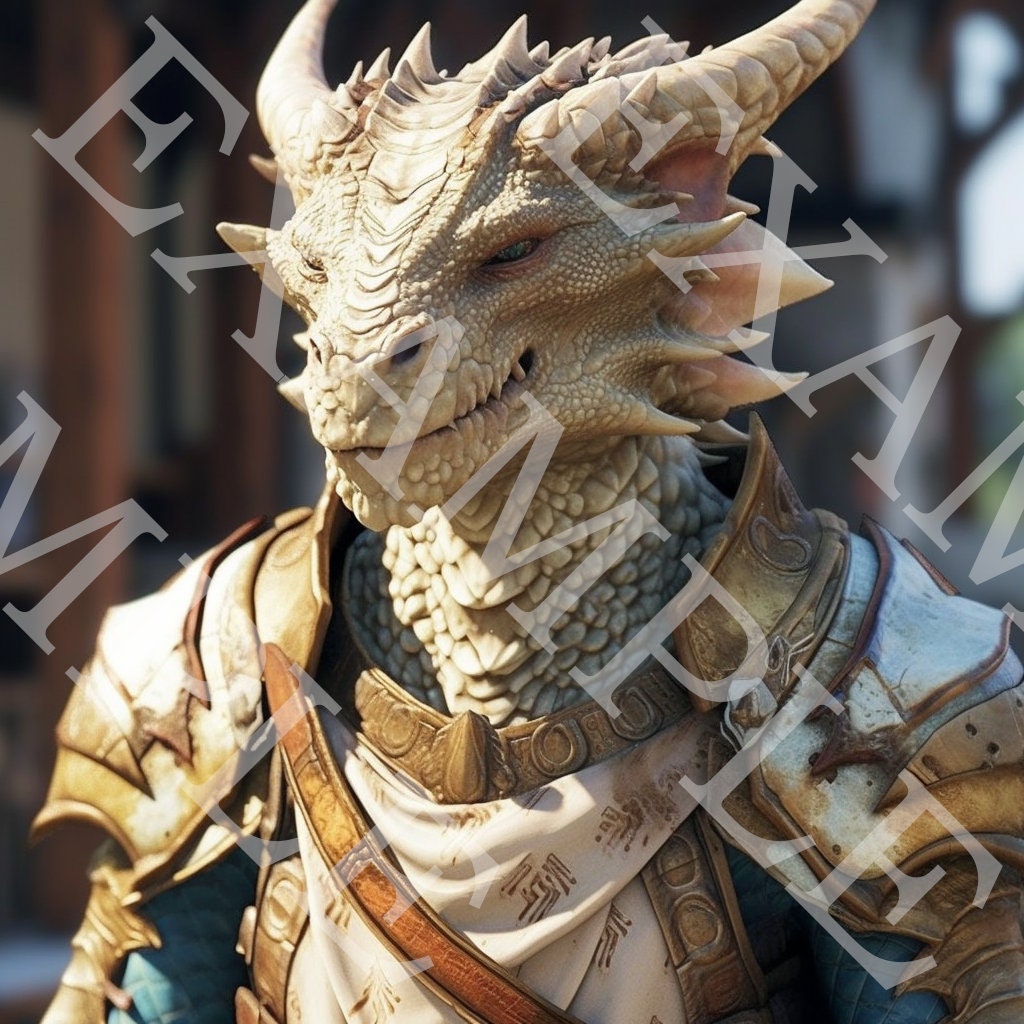 D&D Portrait Pack: 25 Dragonborn Portraits for RPG - Etsy