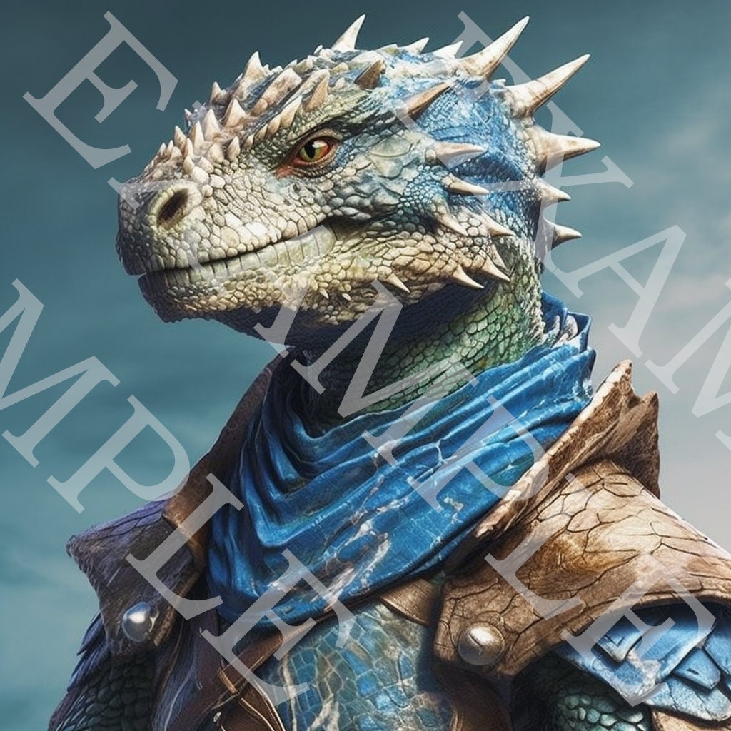 D&D Portrait Pack: 25 Dragonborn Portraits for RPG - Etsy