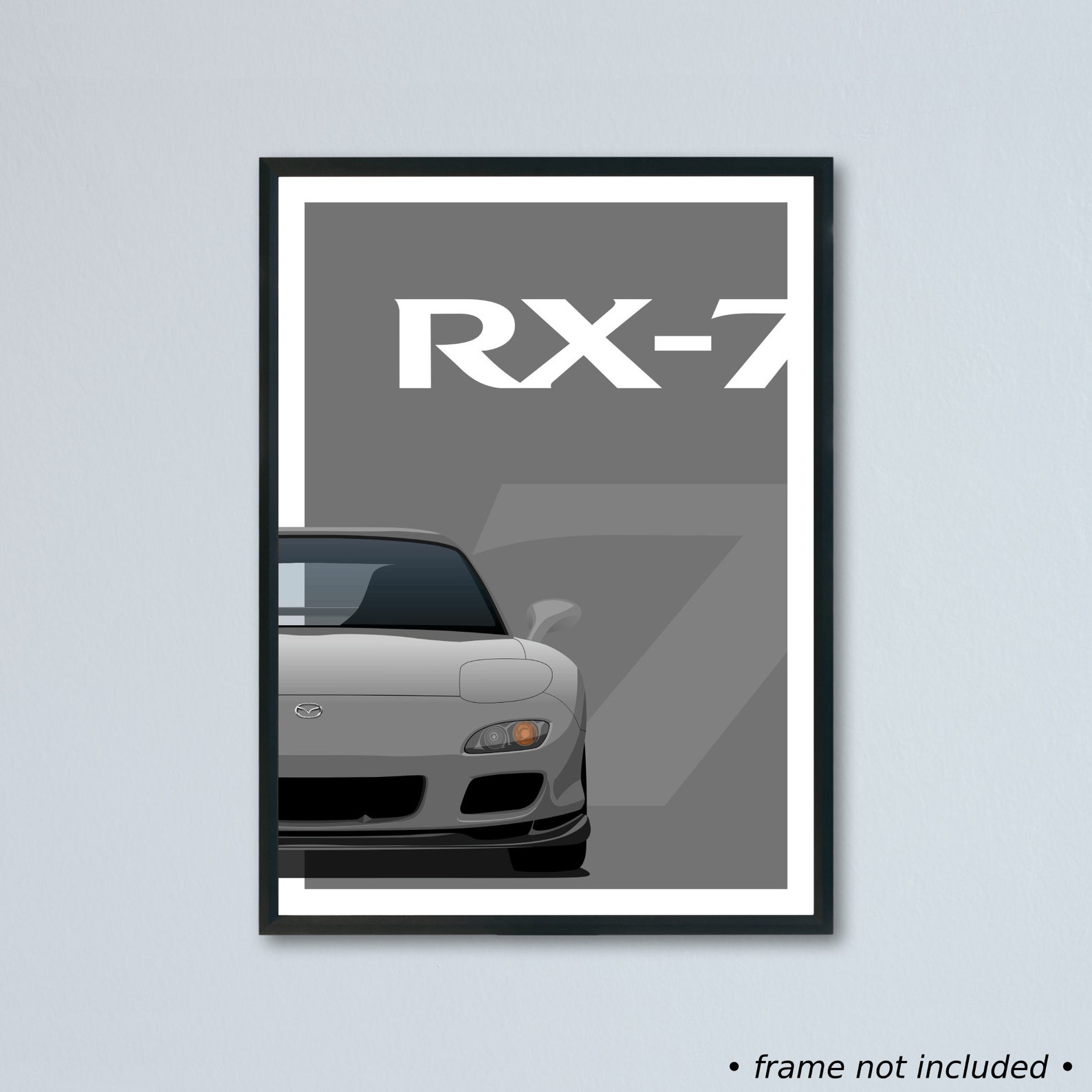 Mazda RX-7 FD FD3S Series 8 Illustration Printed on Matte - Etsy