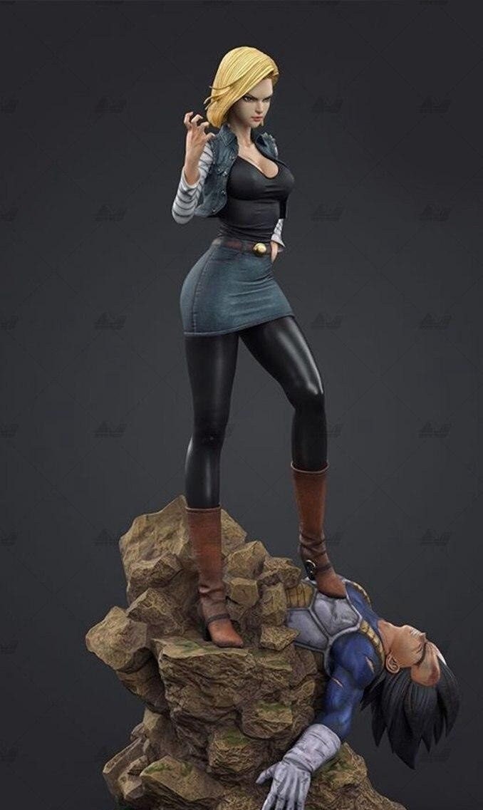 DBZ Android 18 Diorama 3D Print Model - Etsy Australia