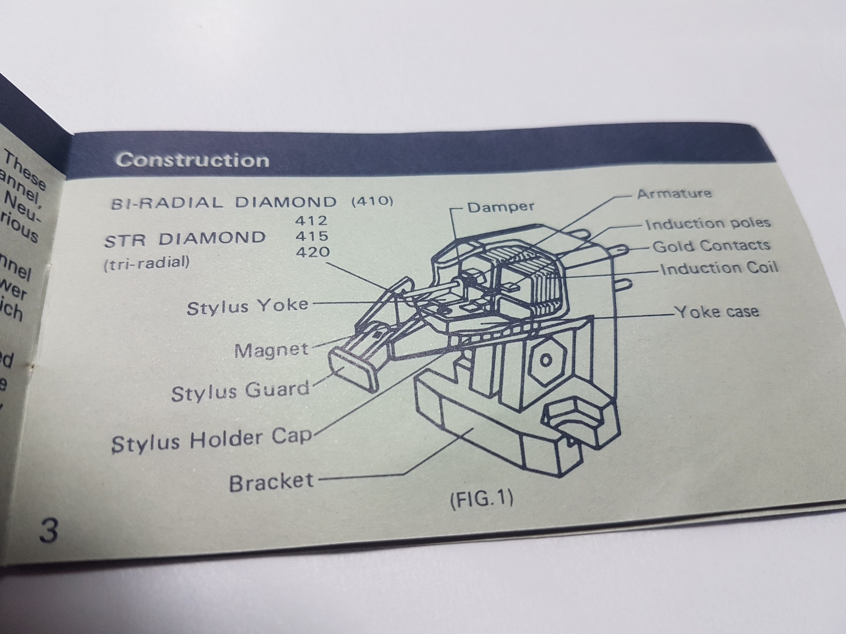 Acutex 312 III Str Tri Induced Lpm Phono Cartridge for Vinyl Turntable ...