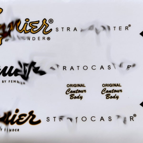 Squier Headstock Decals - Etsy