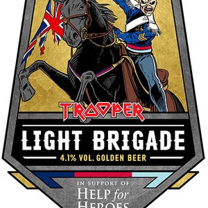 2 - Iron Maiden Trooper STICKER 666 Eddie Beer Labels Variations (self ...