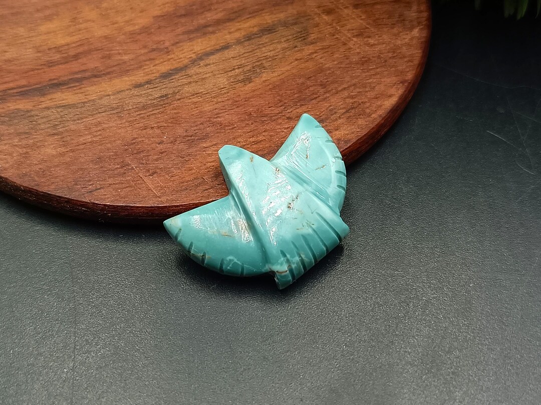 Turquoise Carving Eagle Stone, Bird Necklace, Flat Back Eagle, Loose ...