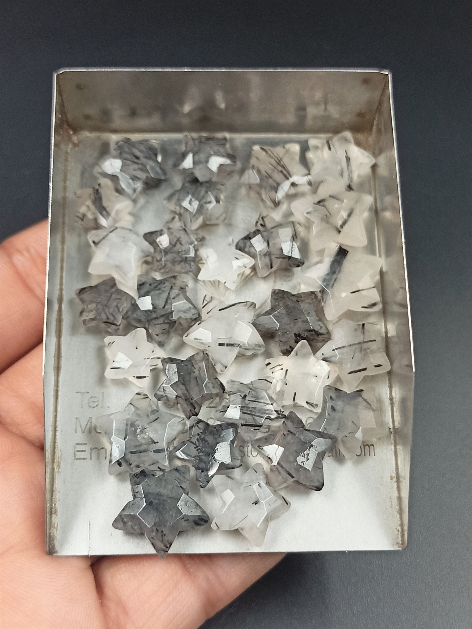 Black Rutile Star Shape Briolette, Natural Faceted Star Shape Gemstone ...
