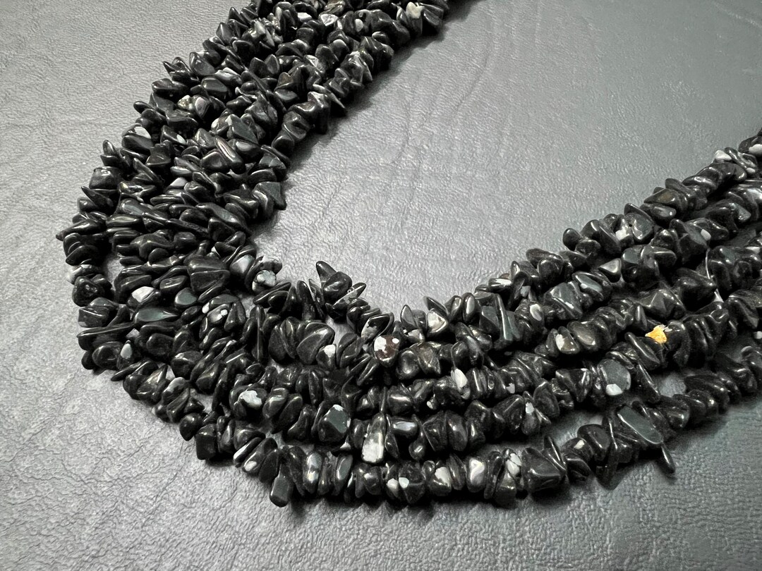Natural Black Obsidian Uncut Chips, Uneven Smooth Polished Chips ...