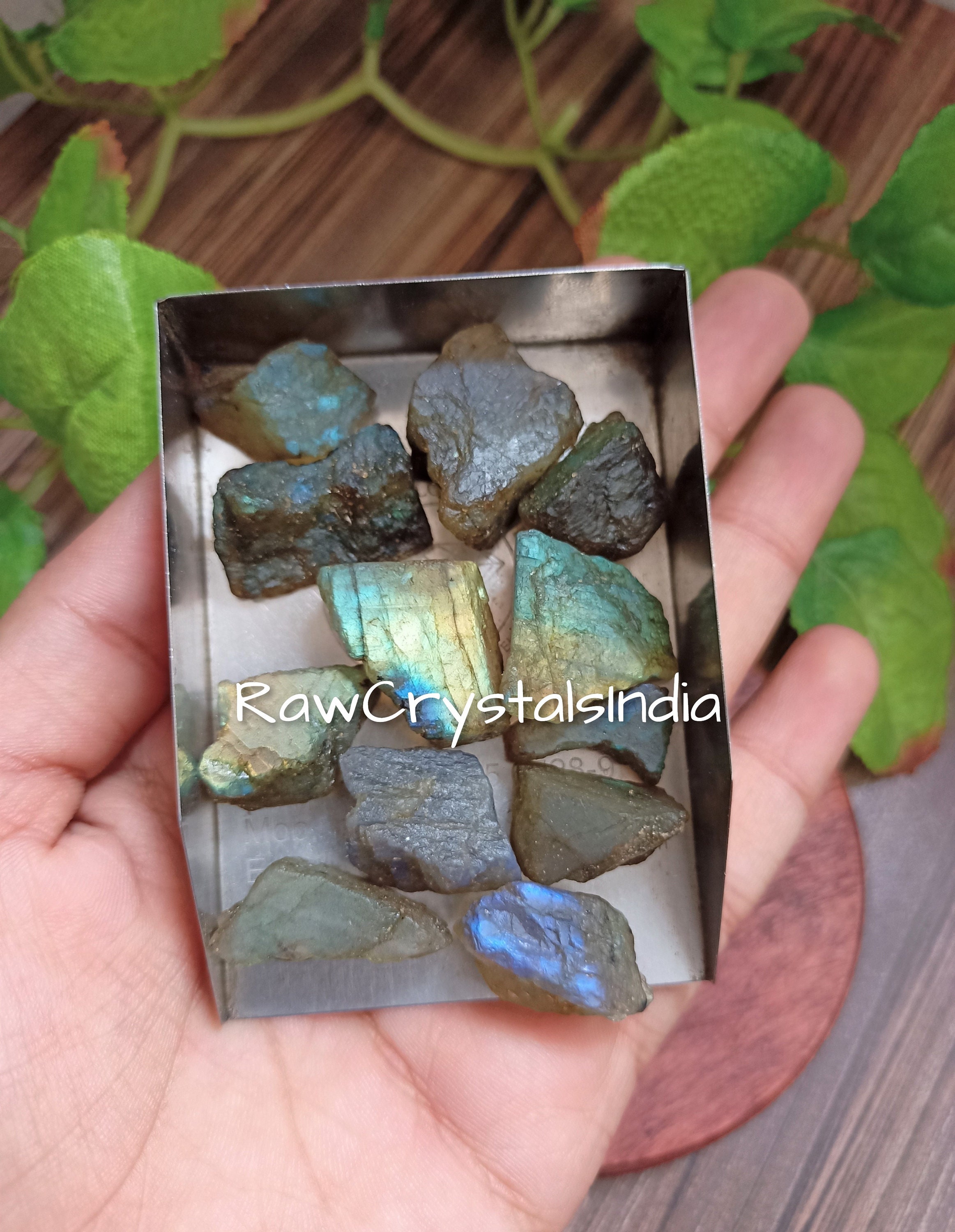 10 Piece Raw Labradorite Stone Natural Rocks Specimen Rough Stone ...