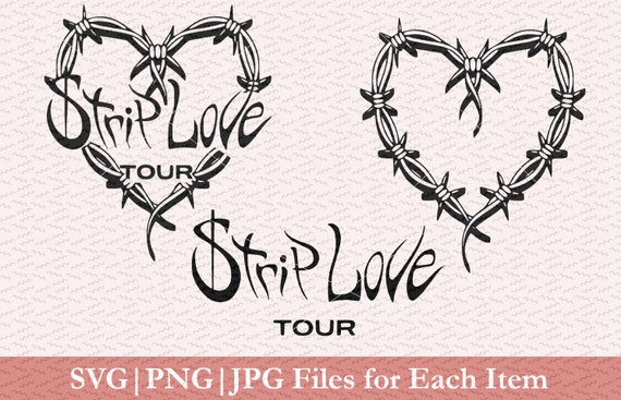 Karol G Strip Love Tour SVG PNG JPG - Etsy Israel