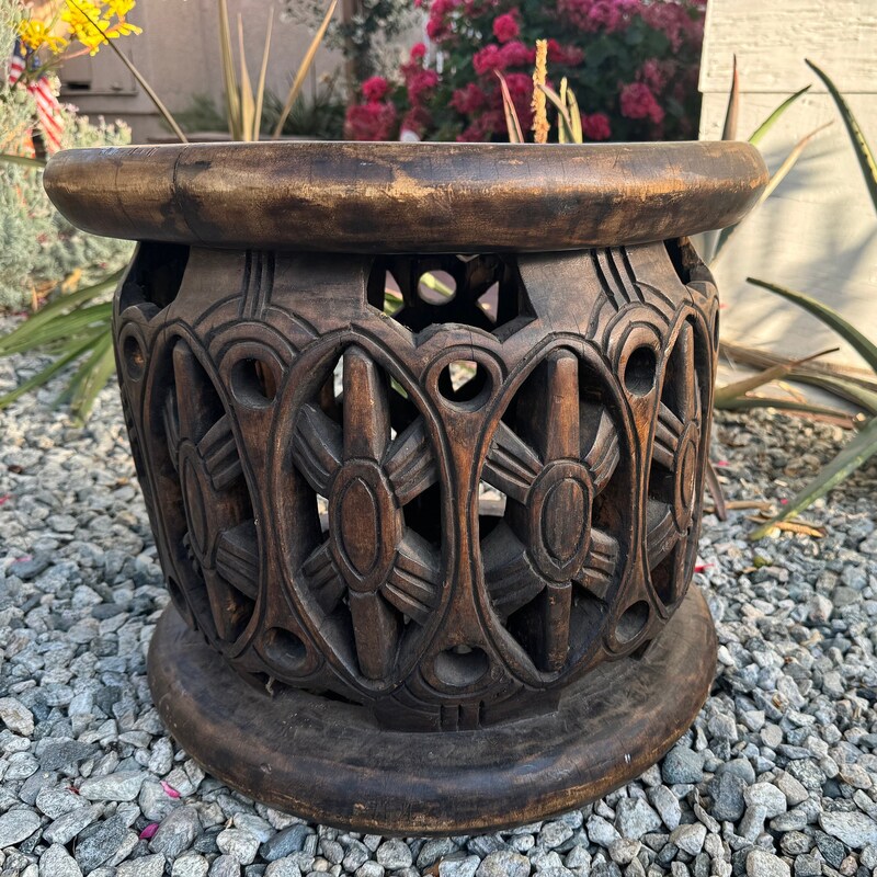 African Side Table - Etsy