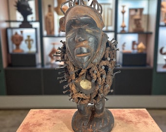 African Bakongo Nail Statue: Congo Power Figure, 34cm - Etsy