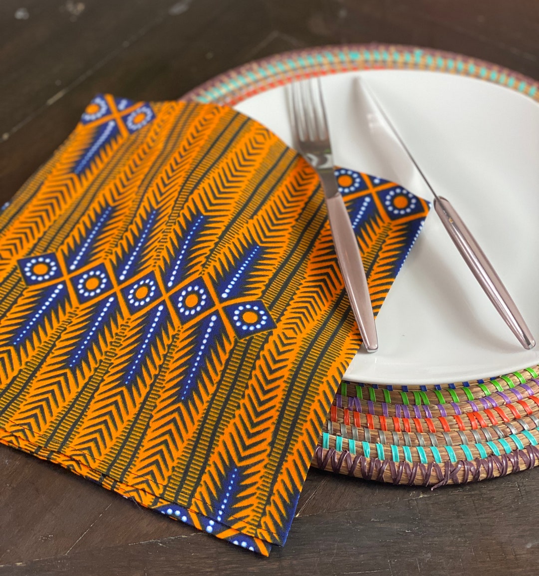 Sali Ankara Napkin| Reusable Dinner Cloth Napkins| Kitchen Linens| Boho ...