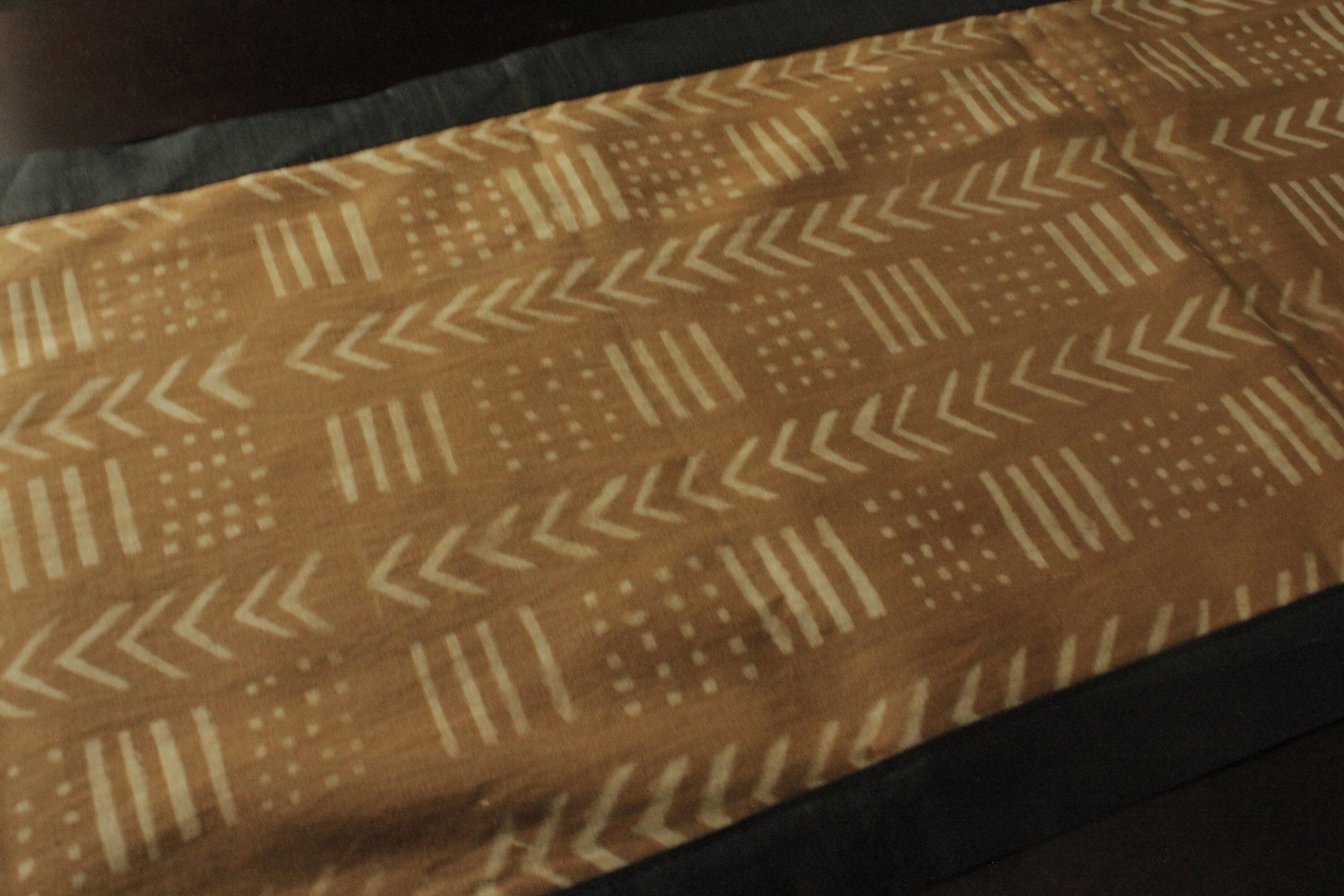 African Mudcloth Table Runner, Africa Home Wall Decor, Boho Wall Table ...