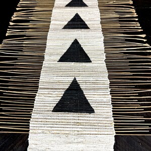 African Mudcloth Table Runner, Africa Home Wall Decor, Boho Wall Table ...