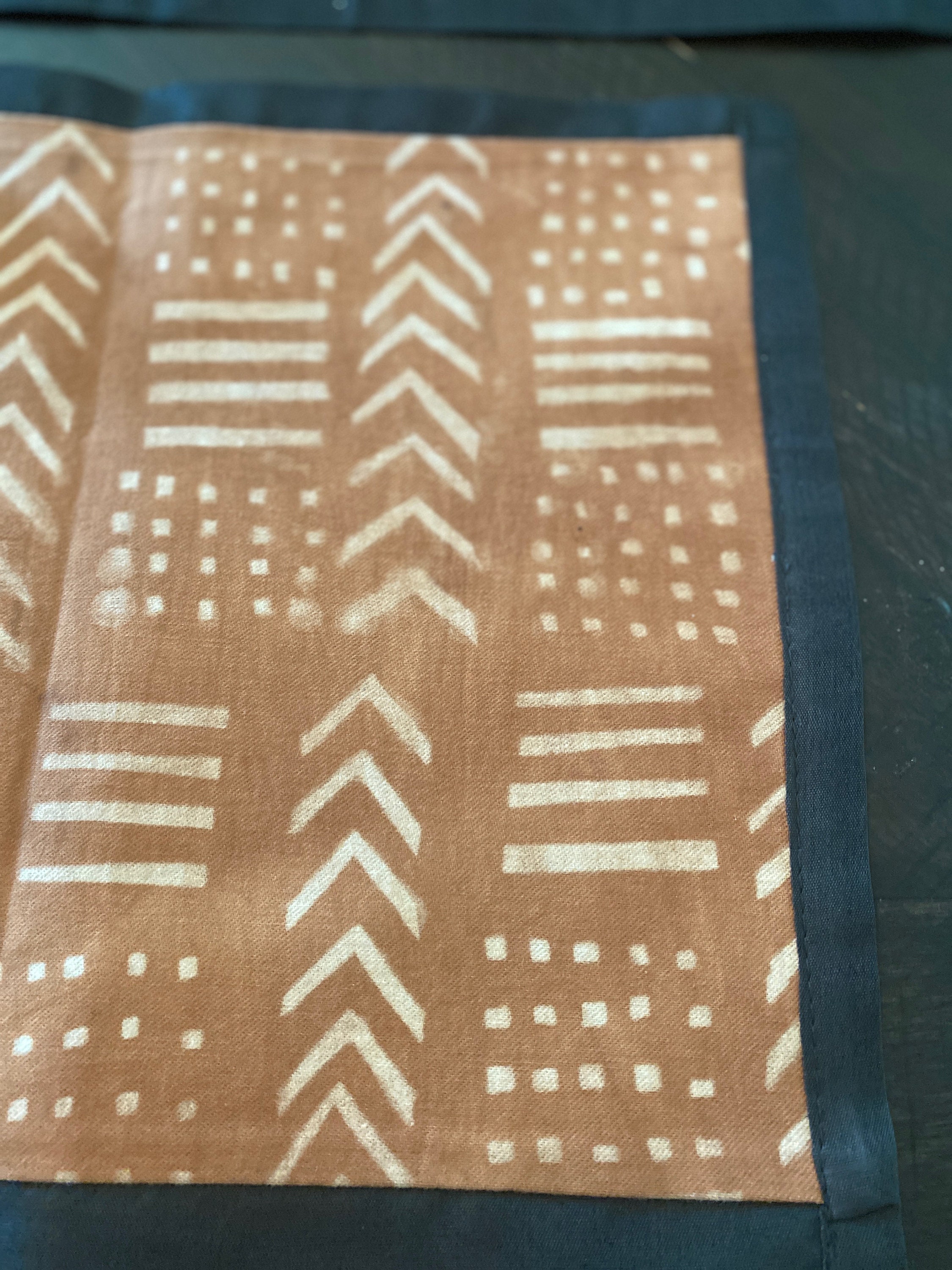 African Mudcloth Table Runner, Africa Home Wall Decor, Boho Wall Table ...