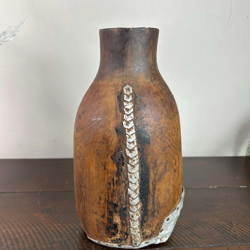 African Tribal Vase - Etsy