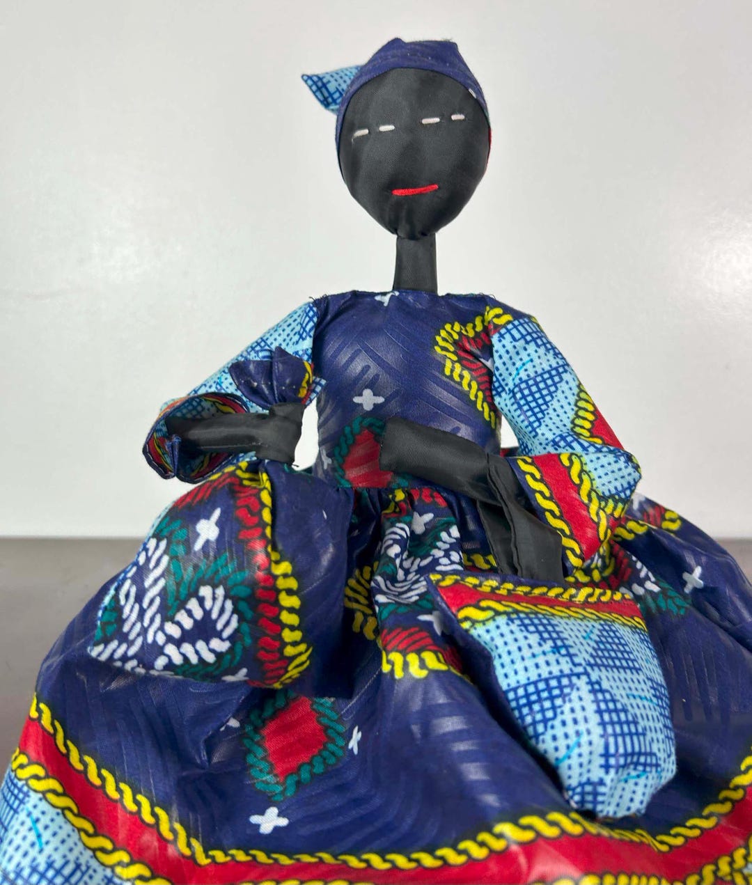 Authentic African Fabric Doll – Handcrafted Cultural Keepsake - Etsy