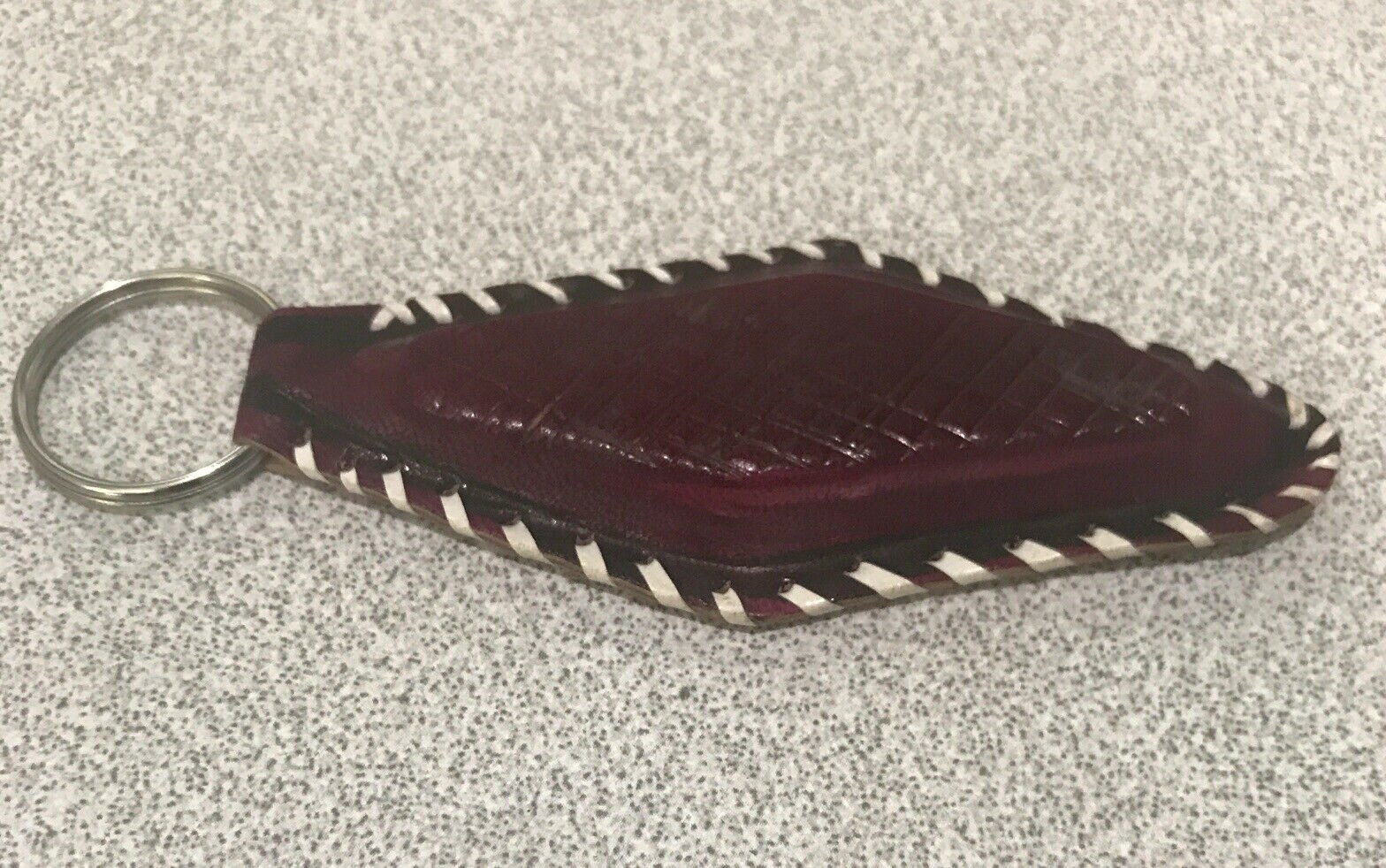 Red Vintage Leather Keychain/tuareg Tribe/handmade Keychain Made in ...