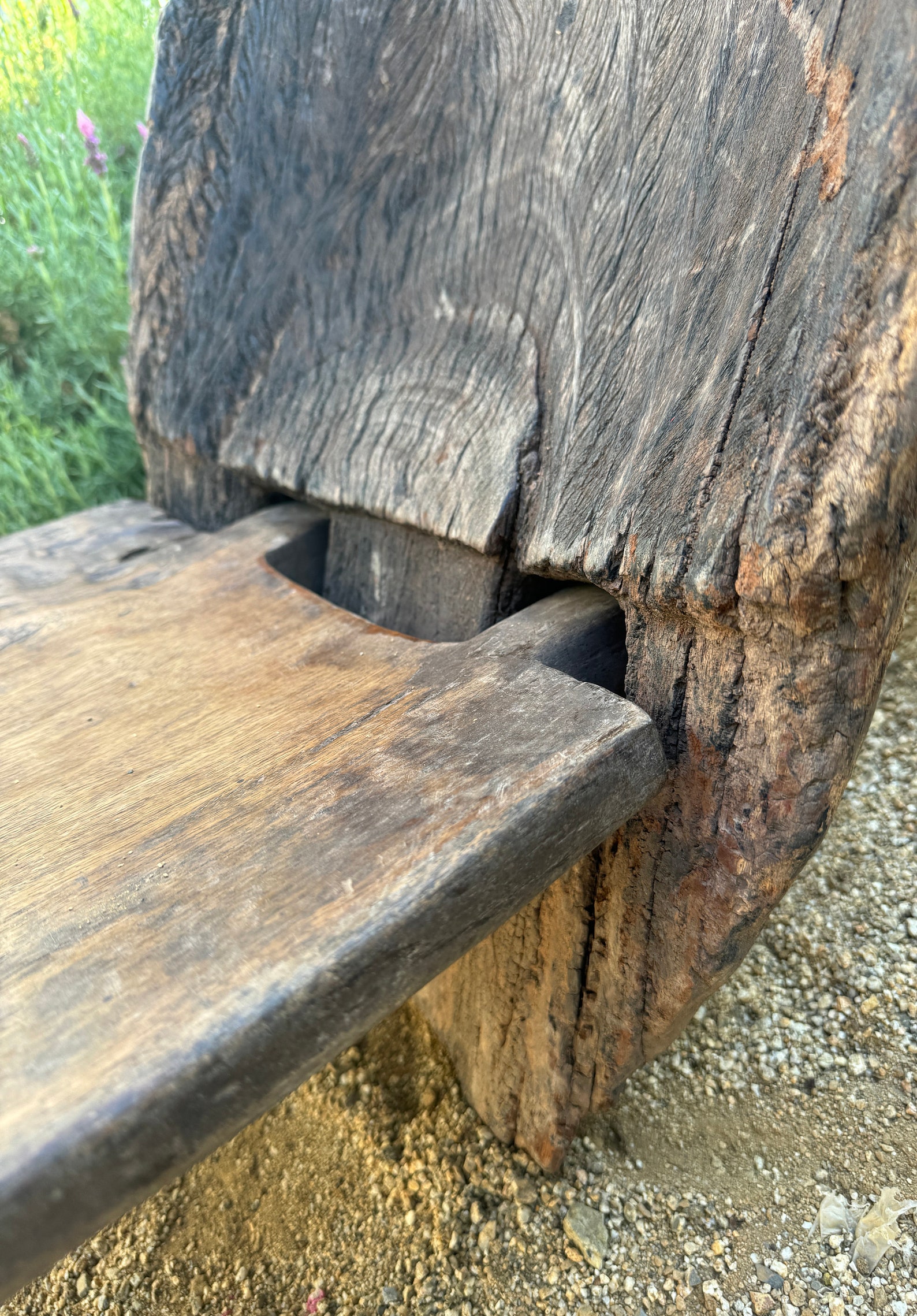 Hand-carved Senufo Stargazer Folding Chair: Vintage African Furniture ...
