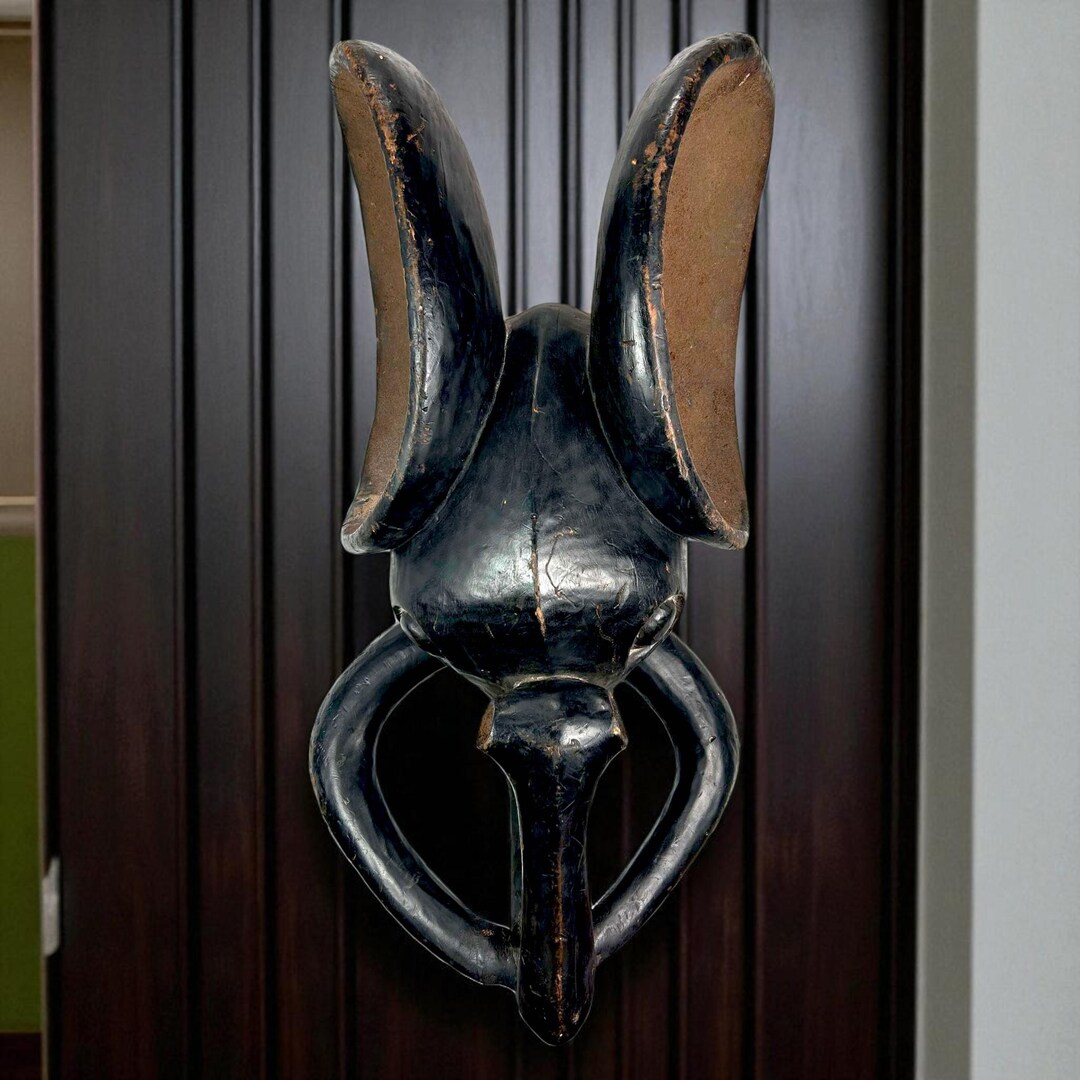 African Elephant Vintage Ceremonie Mask - Etsy