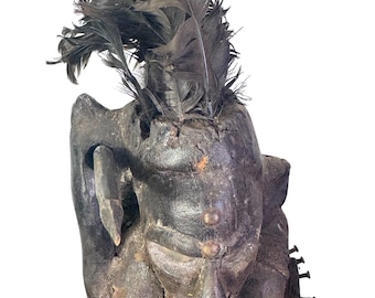 African Bakongo Nail Statue: Congo Power Figure, 34cm - Etsy