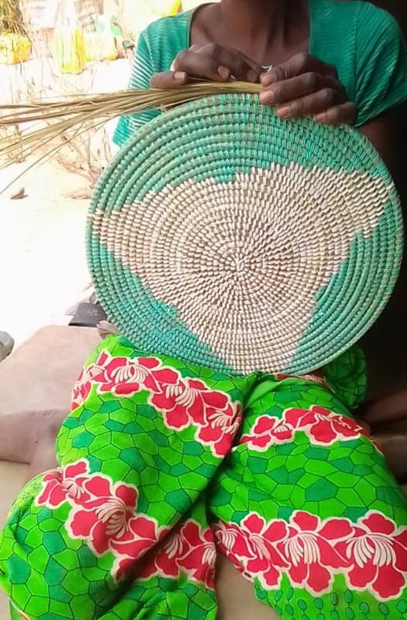 Alima Black Senegal Storage Basket Handmade Senegalese - Etsy