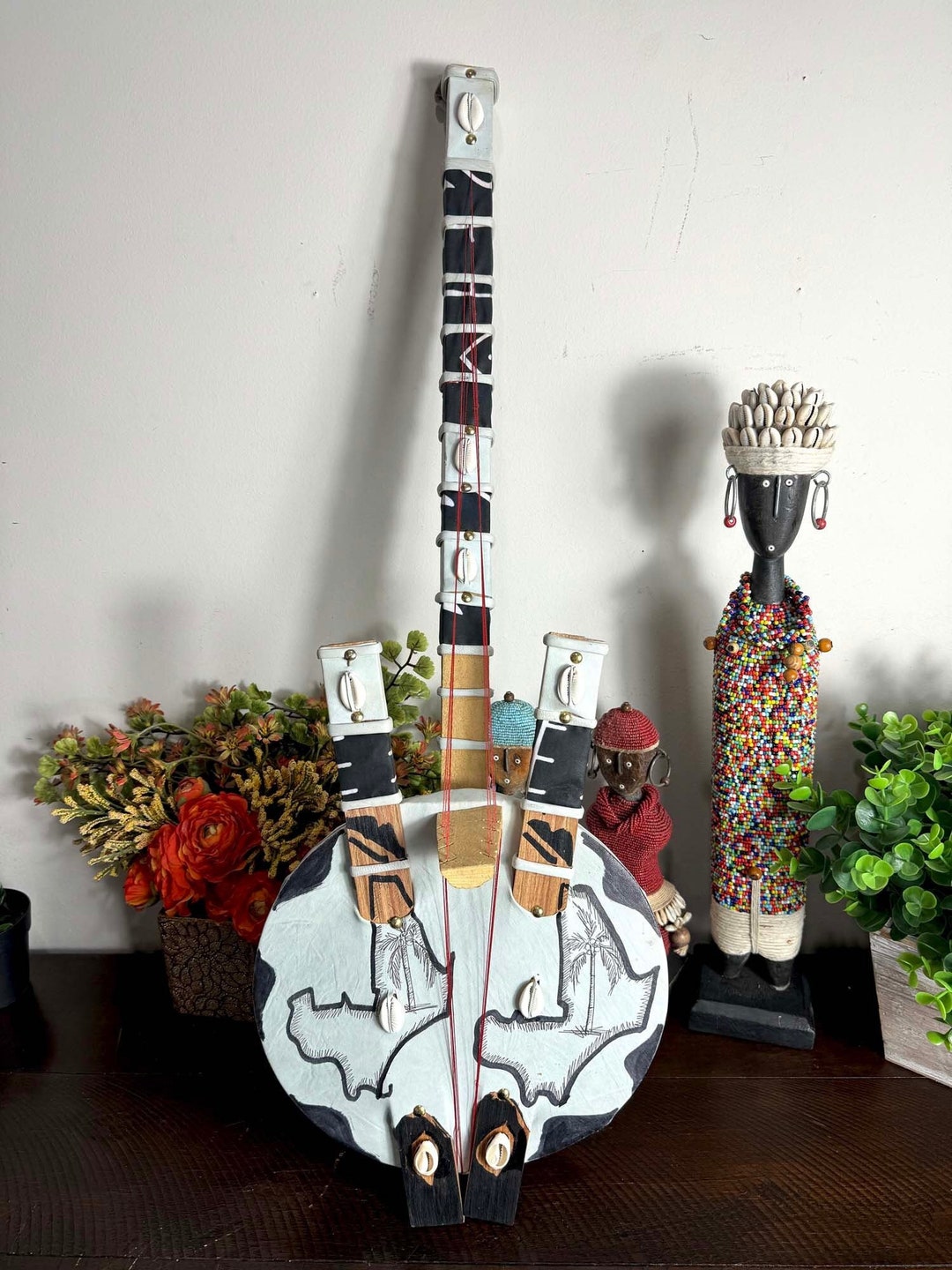 Large Kora Handmade Musical Instrument Home Décor Gift Art Décor Made ...