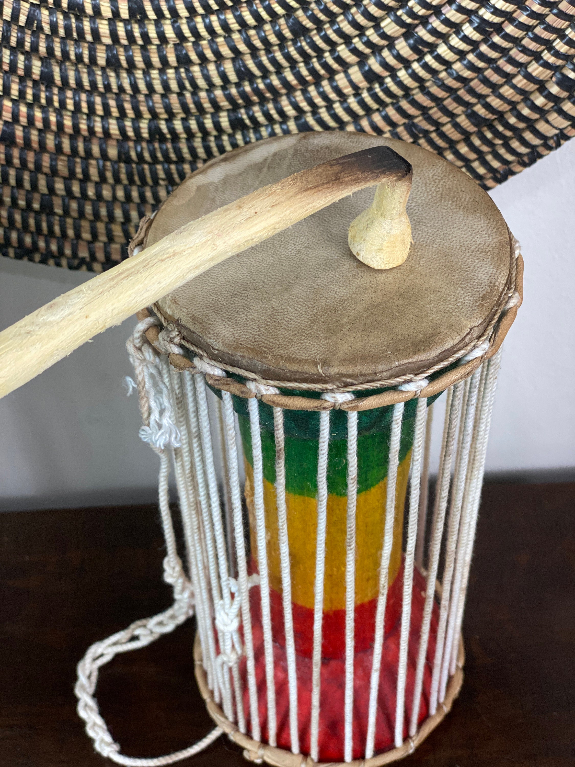 Talking Drum Handmade Musical Instrument Home Décor Gift Art Décor Made ...