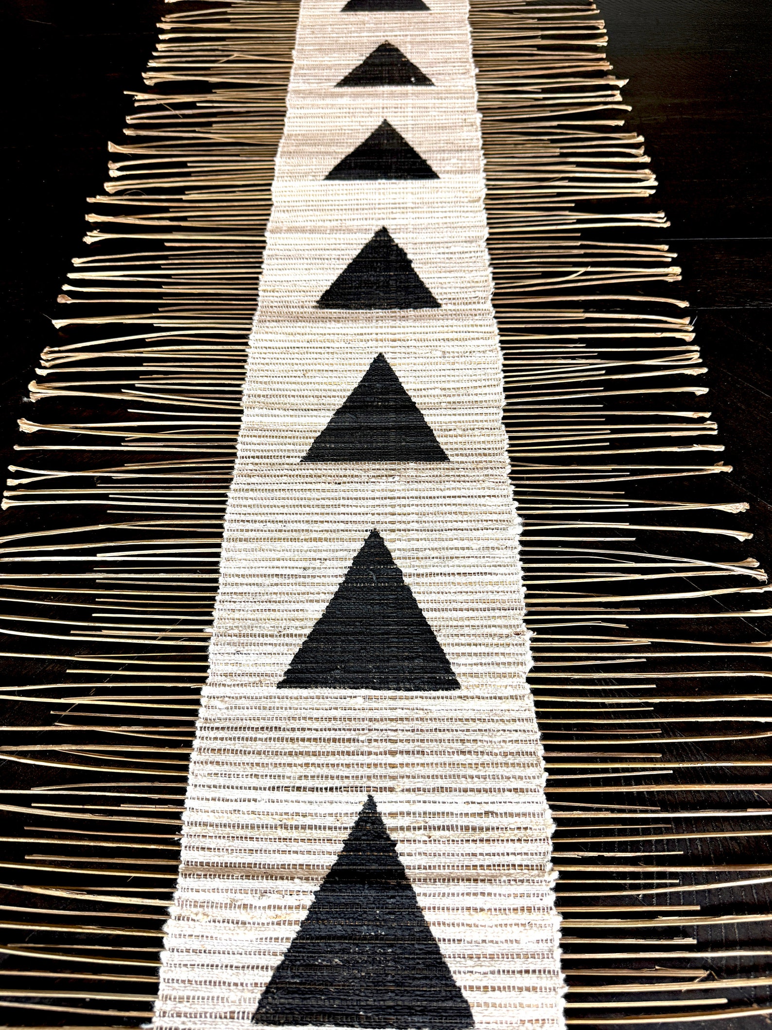 African Mudcloth Table Runner, Africa Home Wall Decor, Boho Wall Table ...