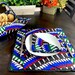 Handmade Ankara Fabric Bread Basket: African Table Decor (10" W X 4" L ...