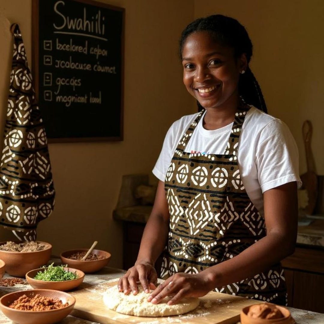 African Print Kitchen Apron – Tribal Chef’s Linen - Etsy