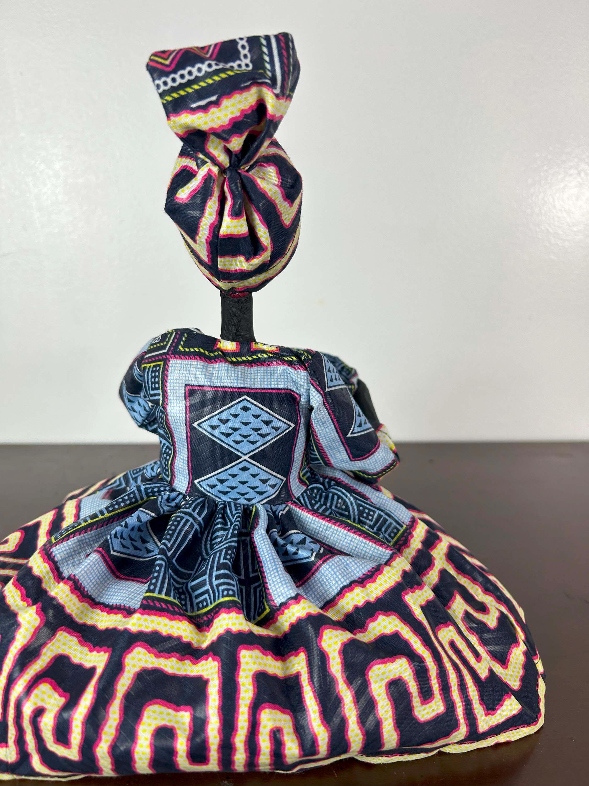 African Heritage Doll – Handcrafted With Traditional Fabrics - Etsy
